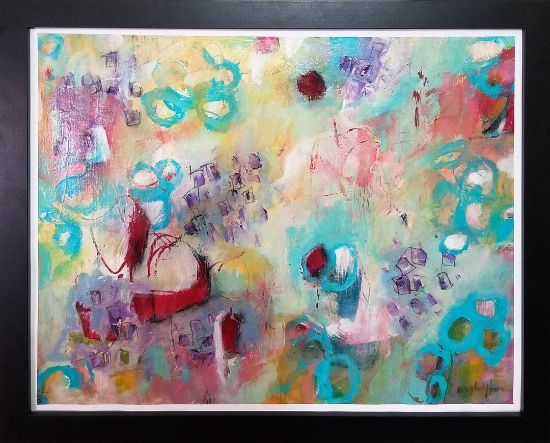 Intuitive Abstract Painting Reiki Art FREE Shipping - Etsy