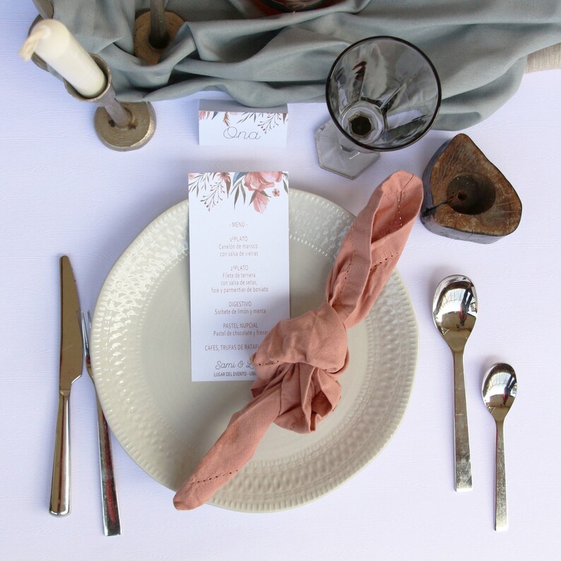 Personalised Wedding Place Cards Guest Name Guest Details Paper Guest ...