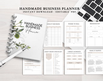 Printable Business Planner Small Business Plan Online Business Etsy ...