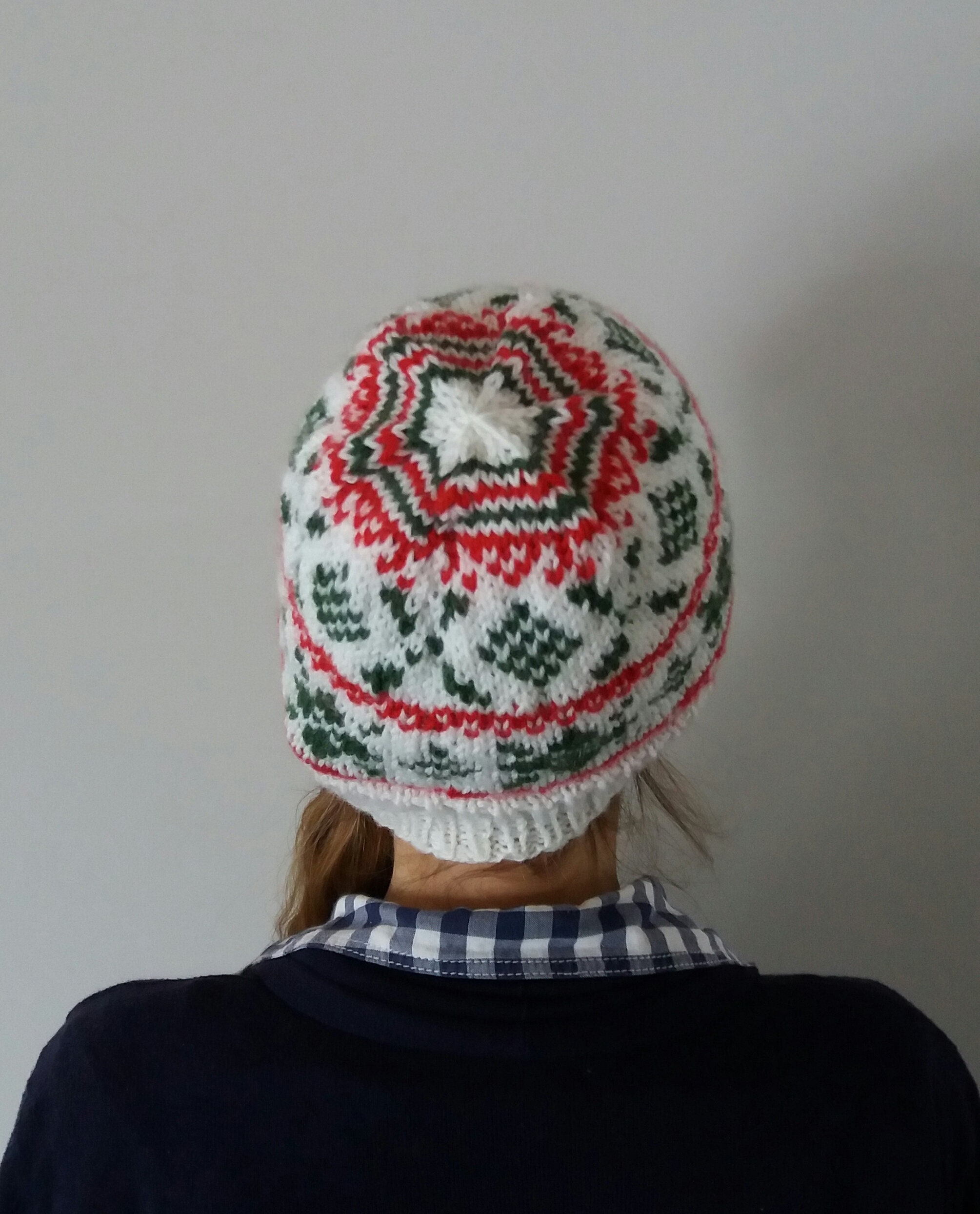 Alpine Winter Hat - PDF Knitting Pattern - DIY Hat in Wool - Stranded ...