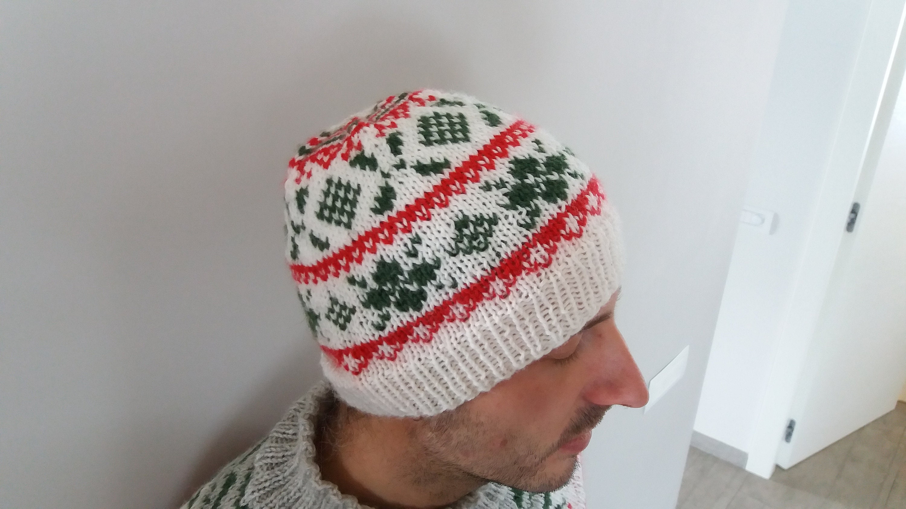 Alpine Winter Hat - PDF Knitting Pattern - DIY Hat in Wool - Stranded ...