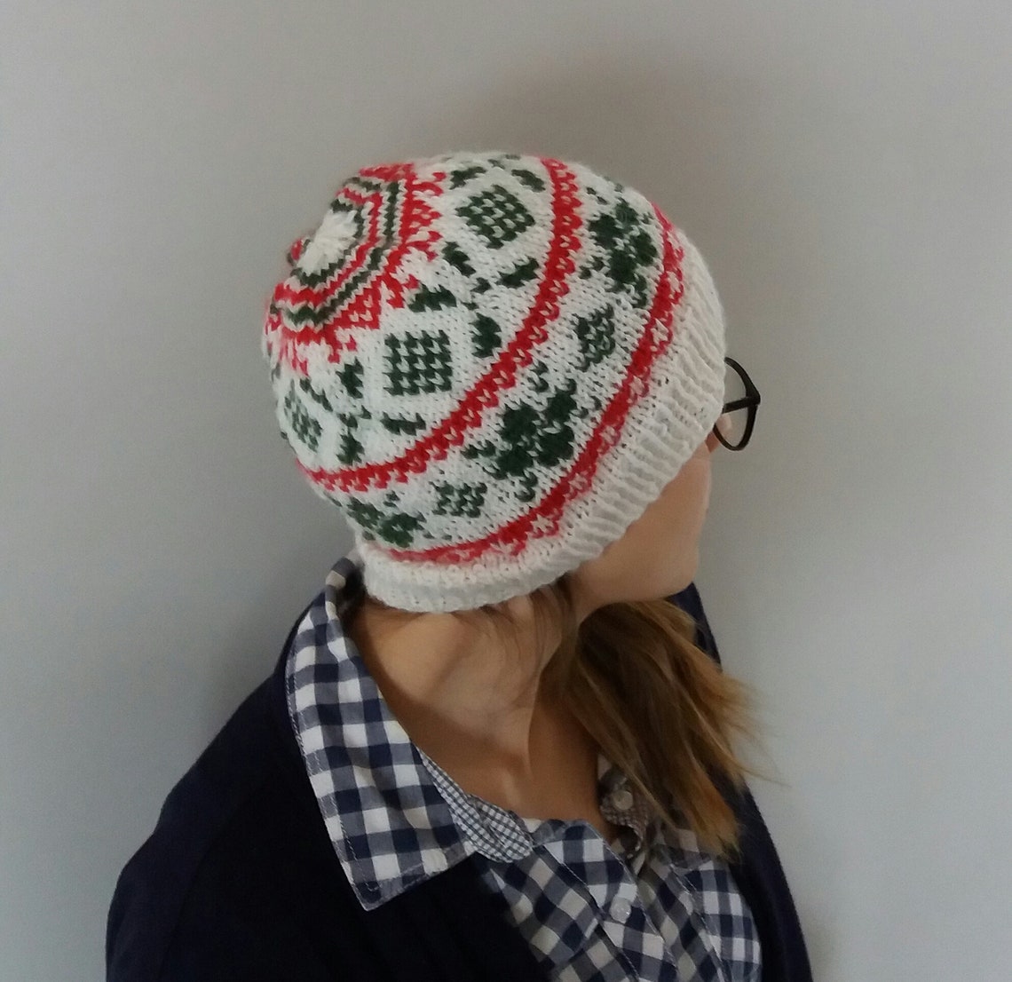 Alpine Winter Hat - PDF Knitting Pattern - DIY Hat in Wool - Stranded ...