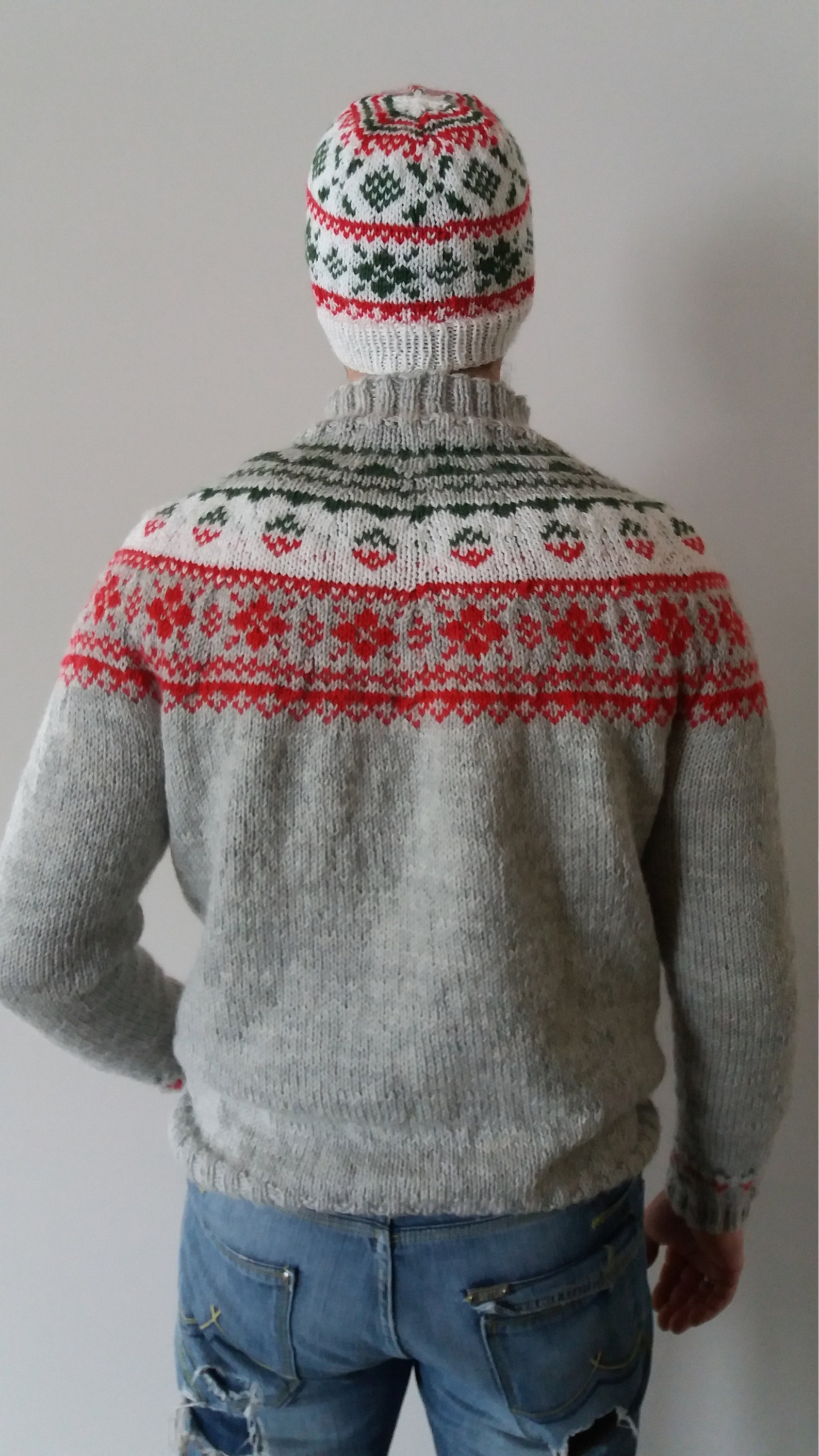 Alpine Winter Hat - PDF Knitting Pattern - DIY Hat in Wool - Stranded ...