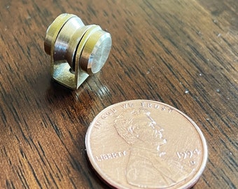 Miniature Brass Pulley, Double, Shell Style - Etsy