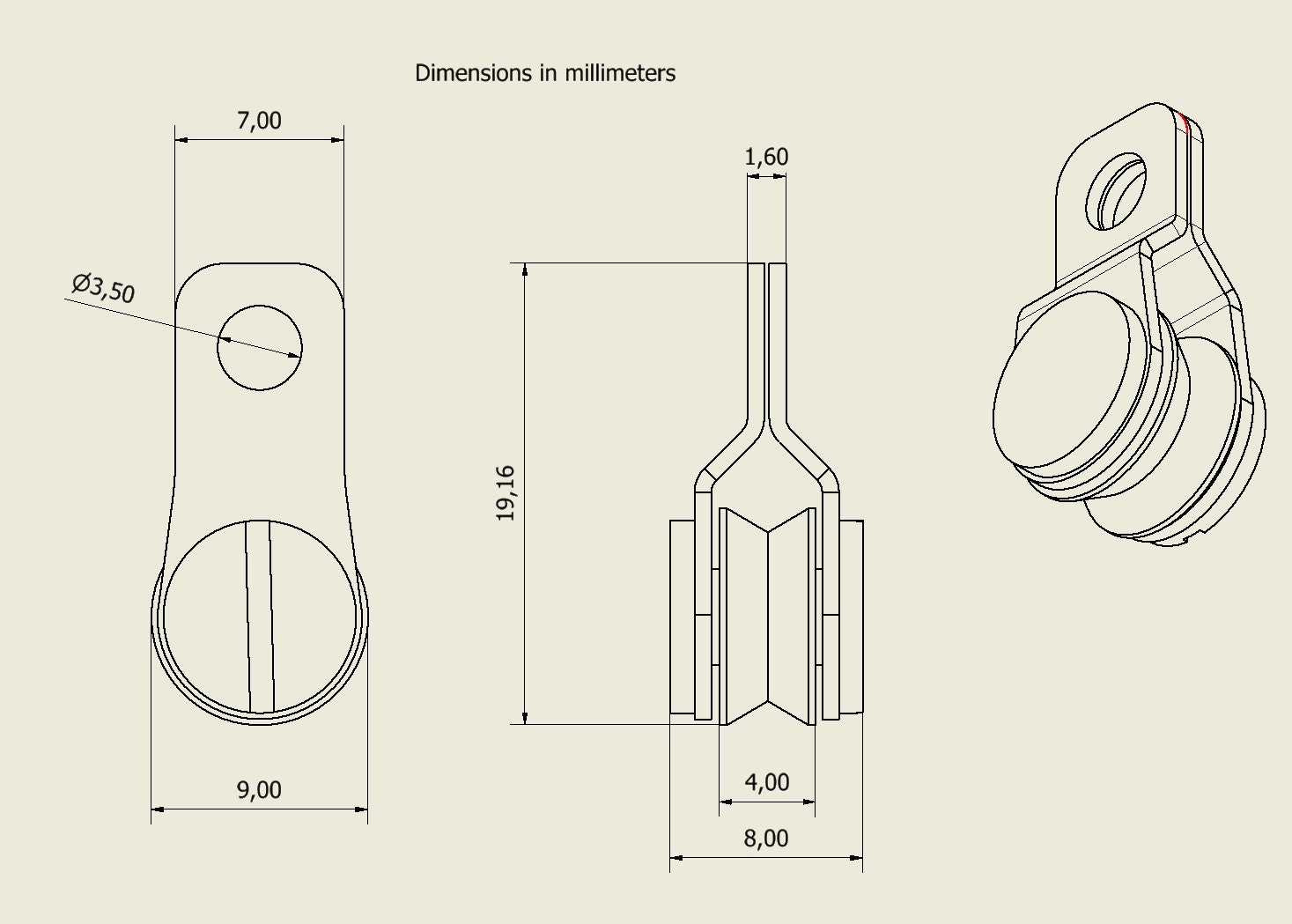 Miniature Pulley, Single, Shell Style - Etsy