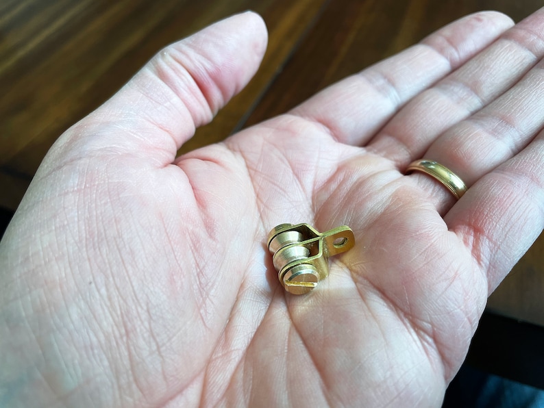 Miniature Brass Pulley, Double, Shell Style - Etsy