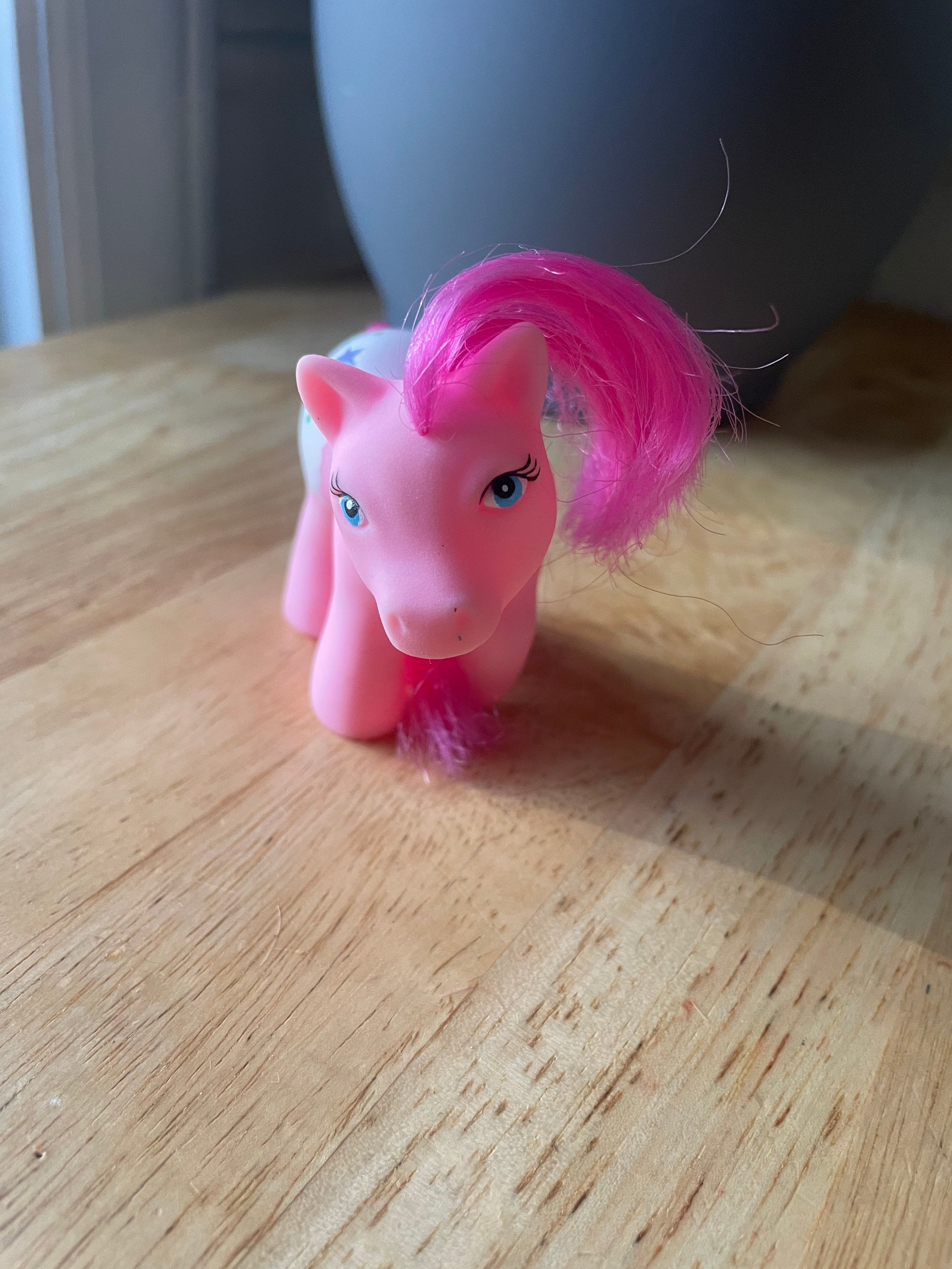 Vintage My Little Pony Fakie Pink Baby Pony - Etsy