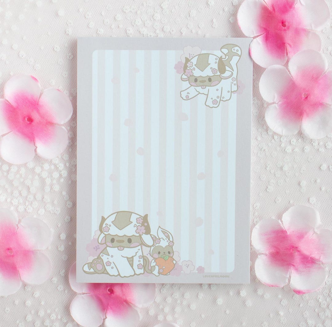 Appa Notepad, Original Fan Art, Avatar, Atla, Stationary, Journaling ...