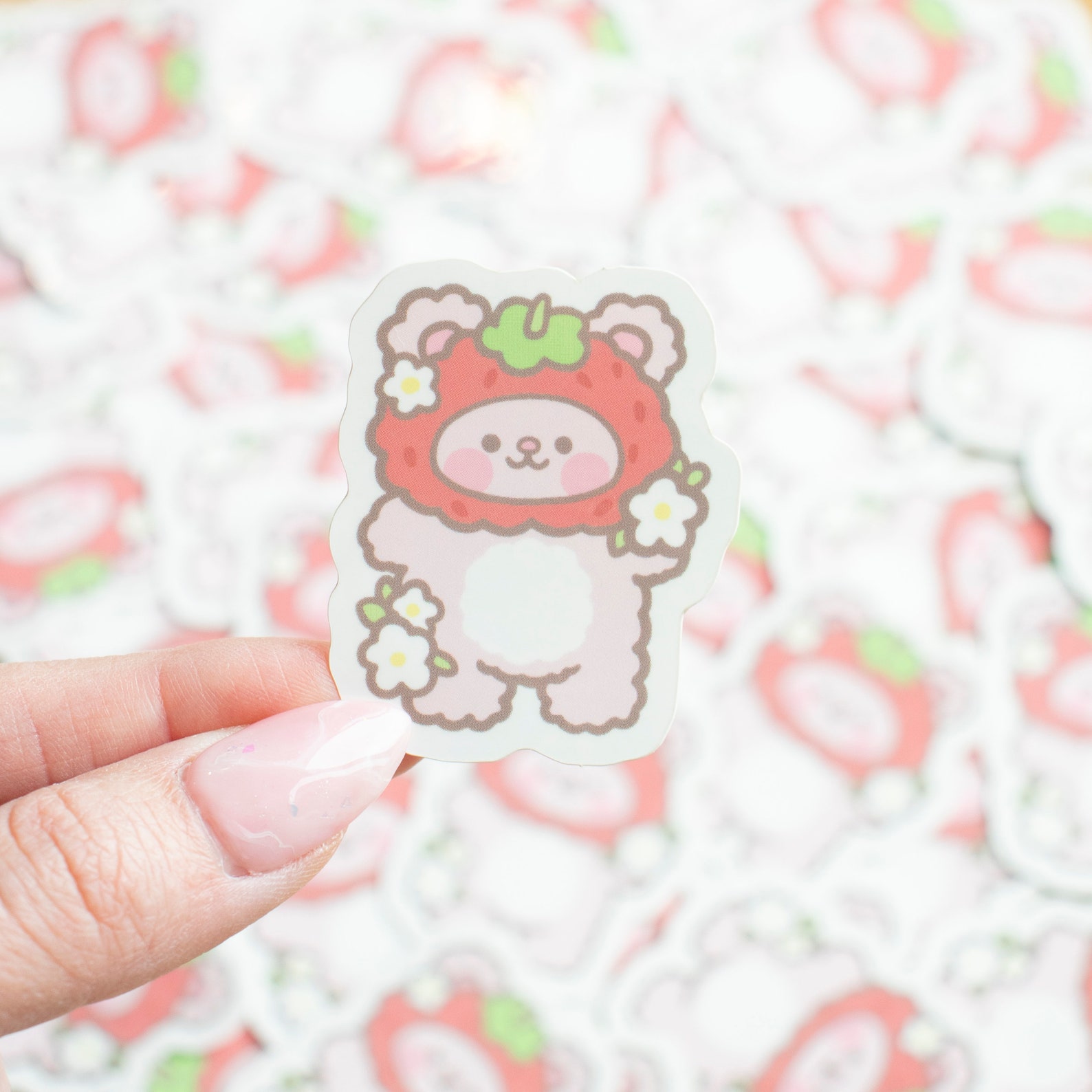 Original Design Stickers, Assorted, Ice Cream, Strawbeary, Strawberry ...