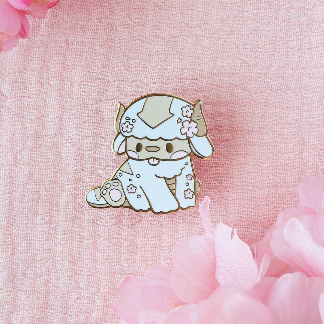 Appa Pin, dog pin, kawaii pin, anime pin, cute animal pin, atla pin ...