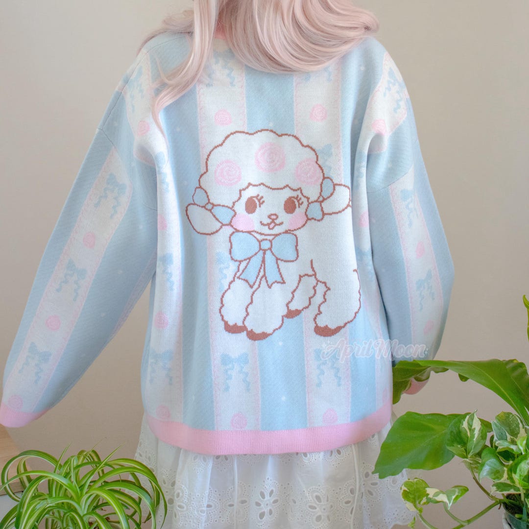 Lottie Coquette Cardigan, Jacquard, Vintage Sheep Style, Original ...