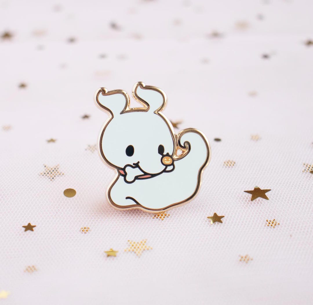 Zero Pin, Nightmare Before Christmas, Ghost, Enamel Pin, Dog, Puppy ...