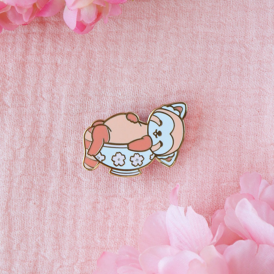 Pabu Pin, Red Panda Pin, Kawaii Pin, Anime Pin, Cute Animal Pin, Atla ...