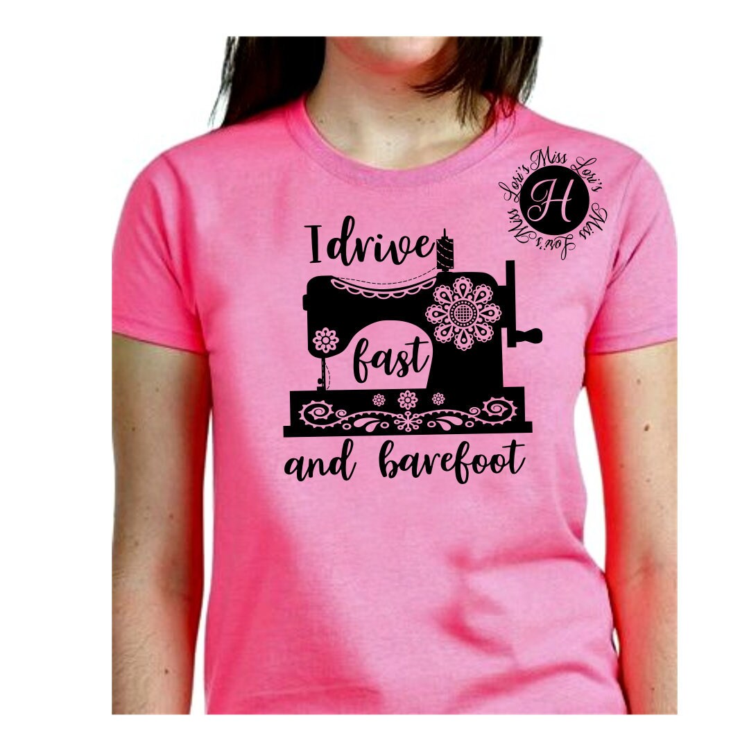 I Drive Fast and Barefoot - Etsy