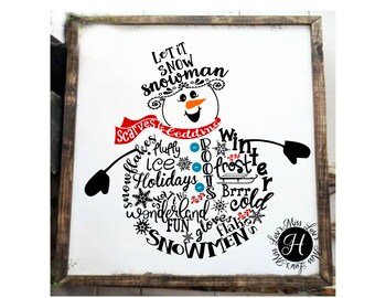 Christmas Subway Art | Etsy