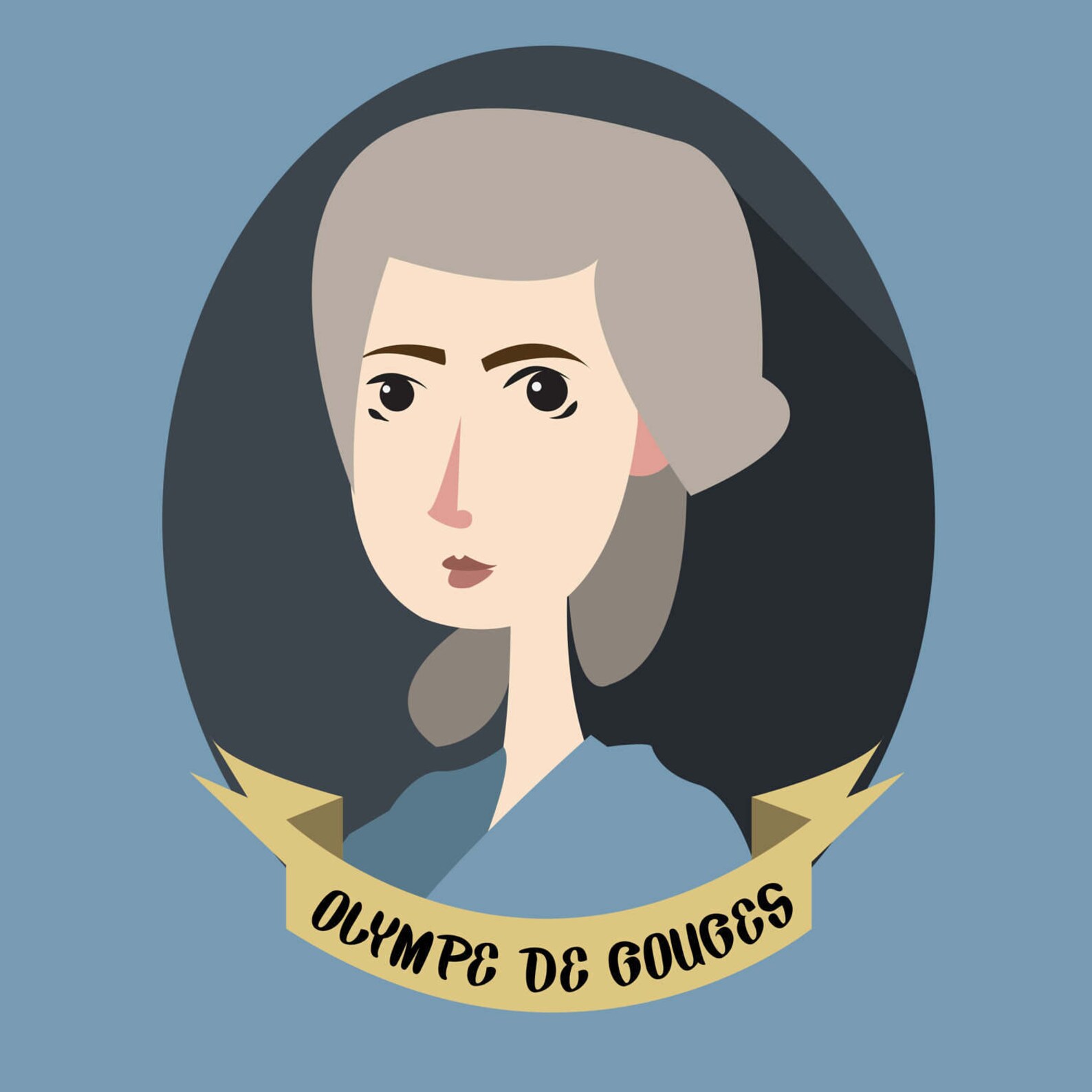 Olympe de Gouges 6x6 Digital Print | Etsy