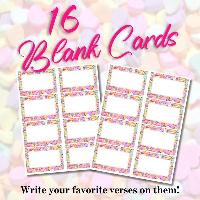 Christian Valentine's Day Bible Verse Cards, Religious Scripture ...
