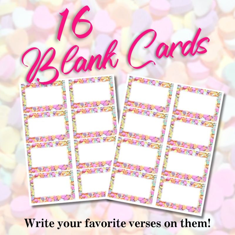 Christian Valentine's Day Bible Verse Cards, Religious Scripture ...