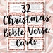 Christmas Bible Verse Cards, Scripture Cards for Women, Christian ...