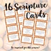 Christian Thanksgiving Bible Verse Cards, Thankful Scripture Cards for ...