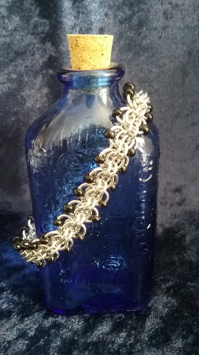 Beautiful Angel Wings Chain Maille Bracelet - Bright Aluminum - Etsy