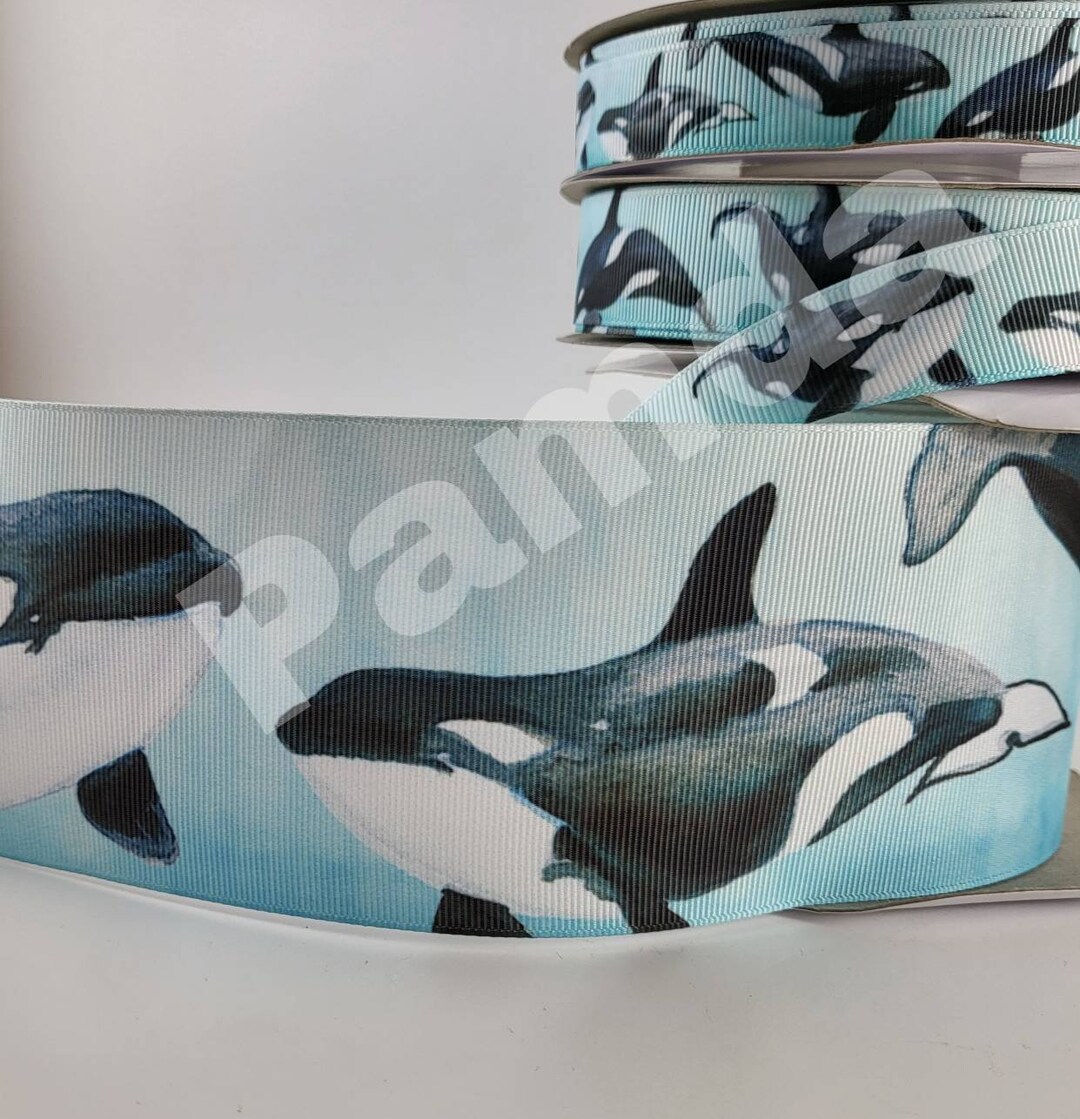 Orcas/ Whales/ Killer Whales/ Ribbon / 3 Inch / Hair Bows/ Usdr/ - Etsy