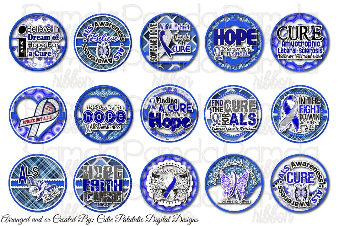 ALS Awareness /bci/alert /digital/ Instant Download/ Ribbon - Etsy