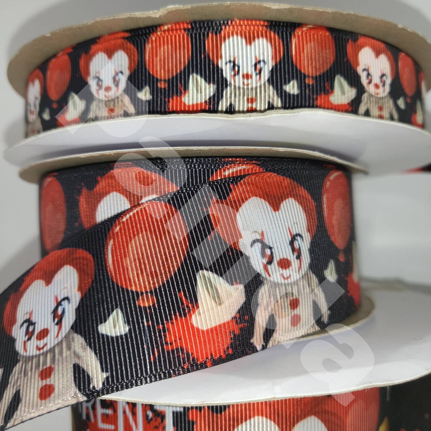 Scary Clown/horror/halloween/ribbon / 3 Inch / Hair Bows/ Usdr - Etsy