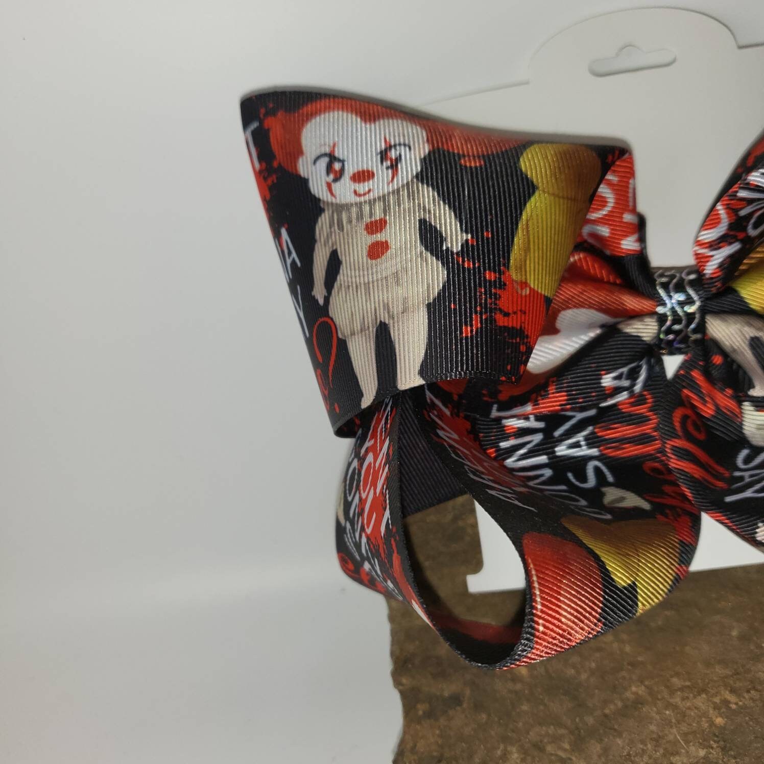 Scary Clown/horror/halloween/ribbon / 3 Inch / Hair Bows/ Usdr - Etsy