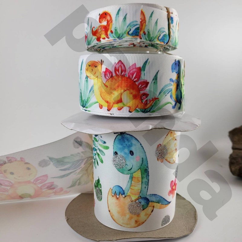Dinosaur Ribbon - Etsy