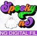 Spooky One Png, Spooky Season, Halloween Png, Retro Png, Fall Png ...