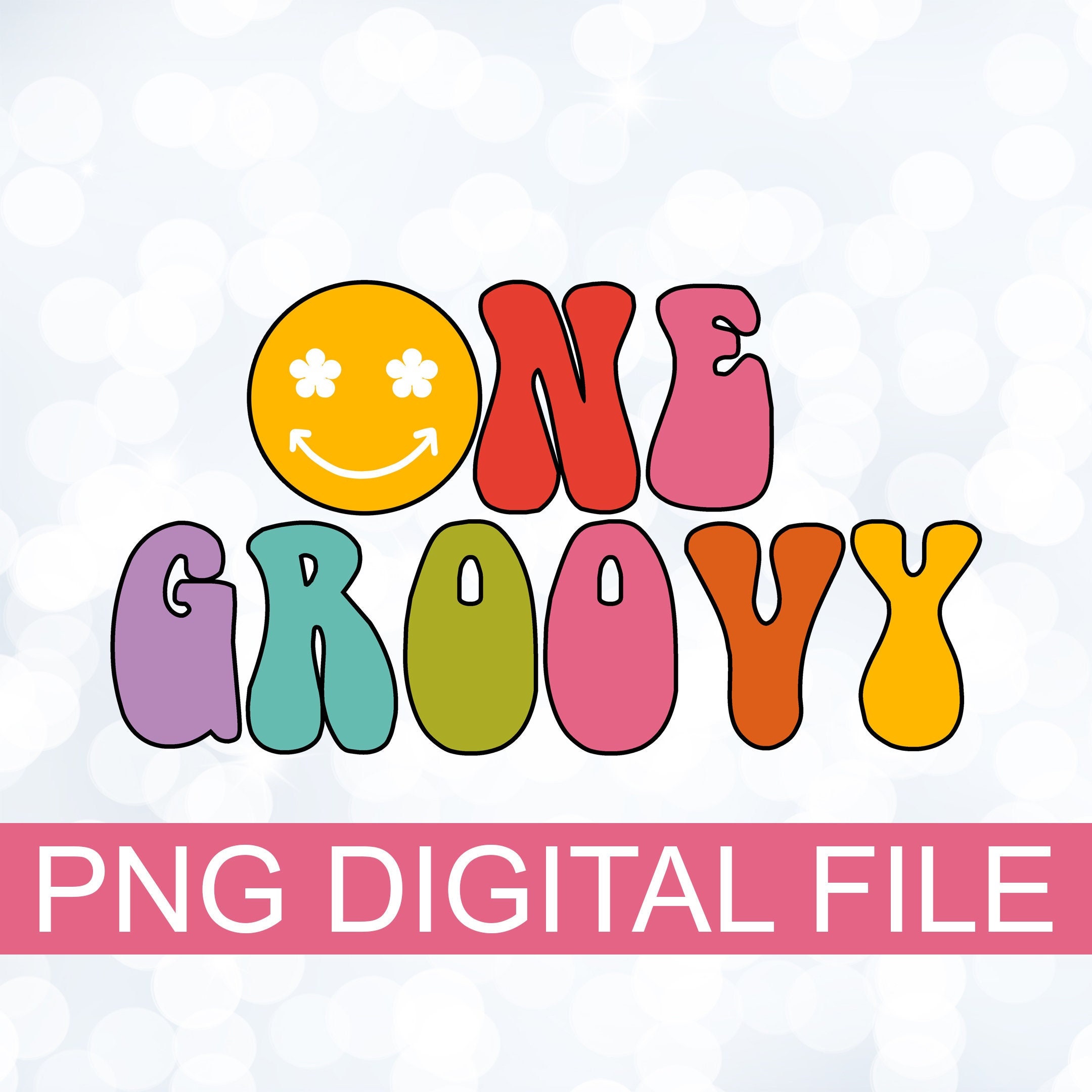 One Groovy Png One Groovy Sublimation Retro Png One Groovy - Etsy