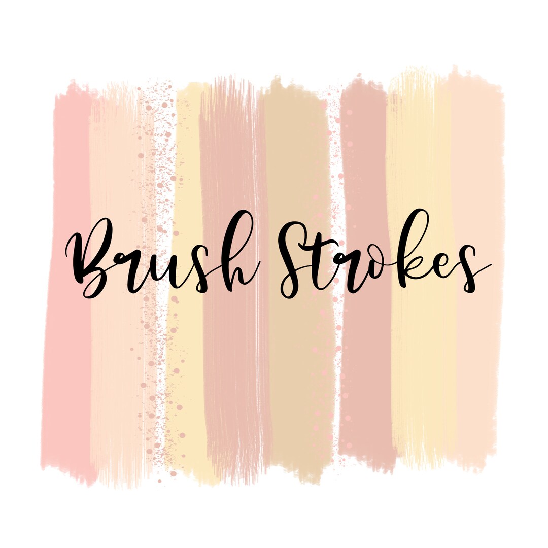 Pink Brush Strokes, Clipart Brushs Trokes, Painting Brush Strokes, Png ...