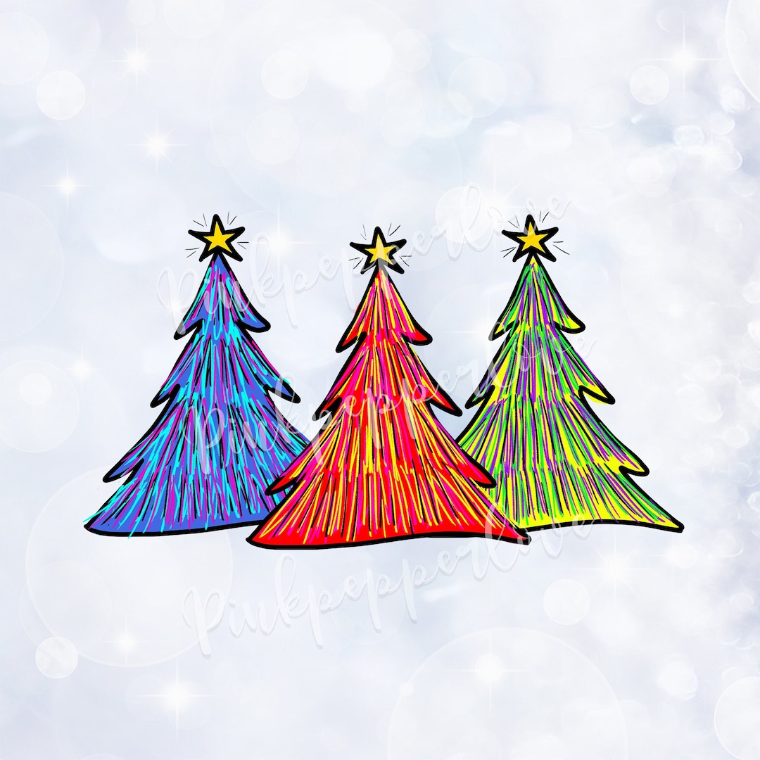 Christmas Tree Png, Neon Christmas Trees, Tree Png, Christmas Clip Art ...