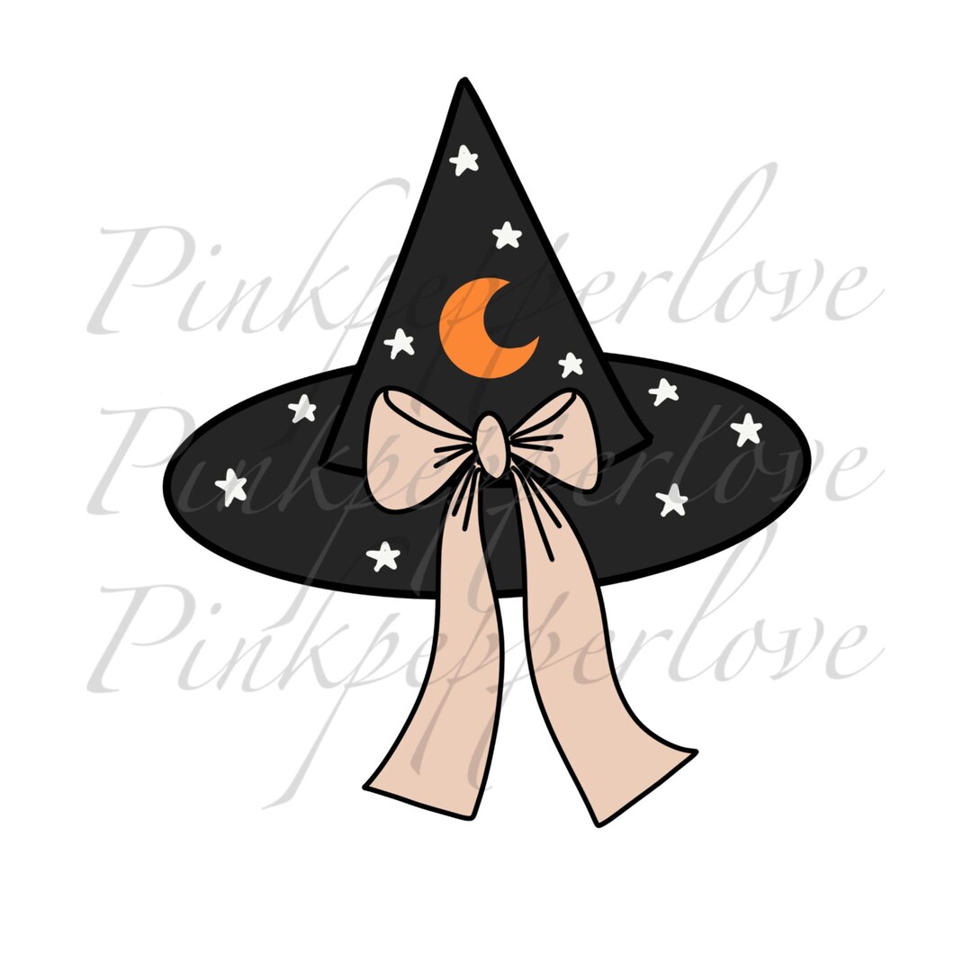 Witch Hat Clipart, Halloween Witch Hat Clipart, Black Hat, Witch Png ...