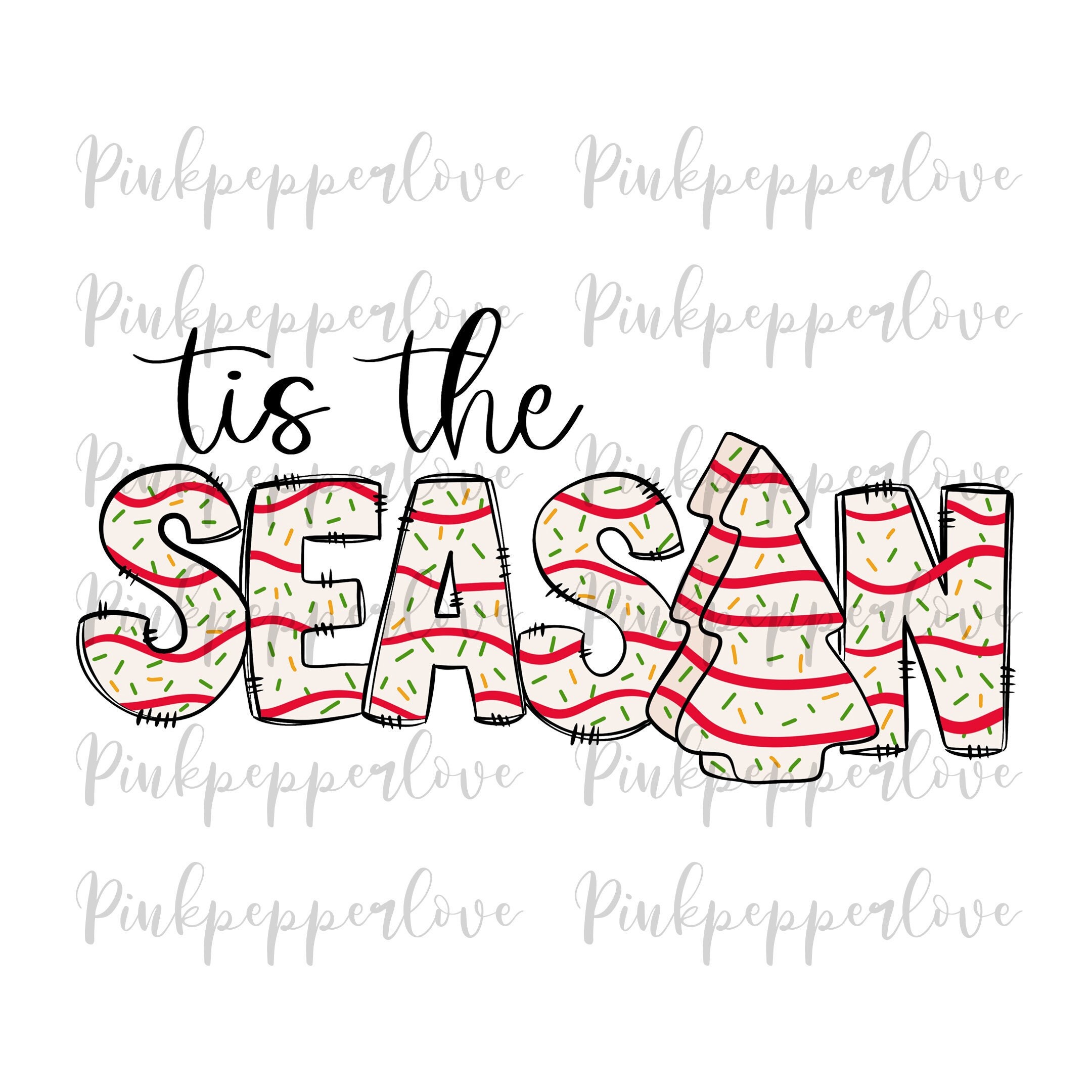 Tis the Season Png, Retro Christmas Png, Merry Christmas Png ...