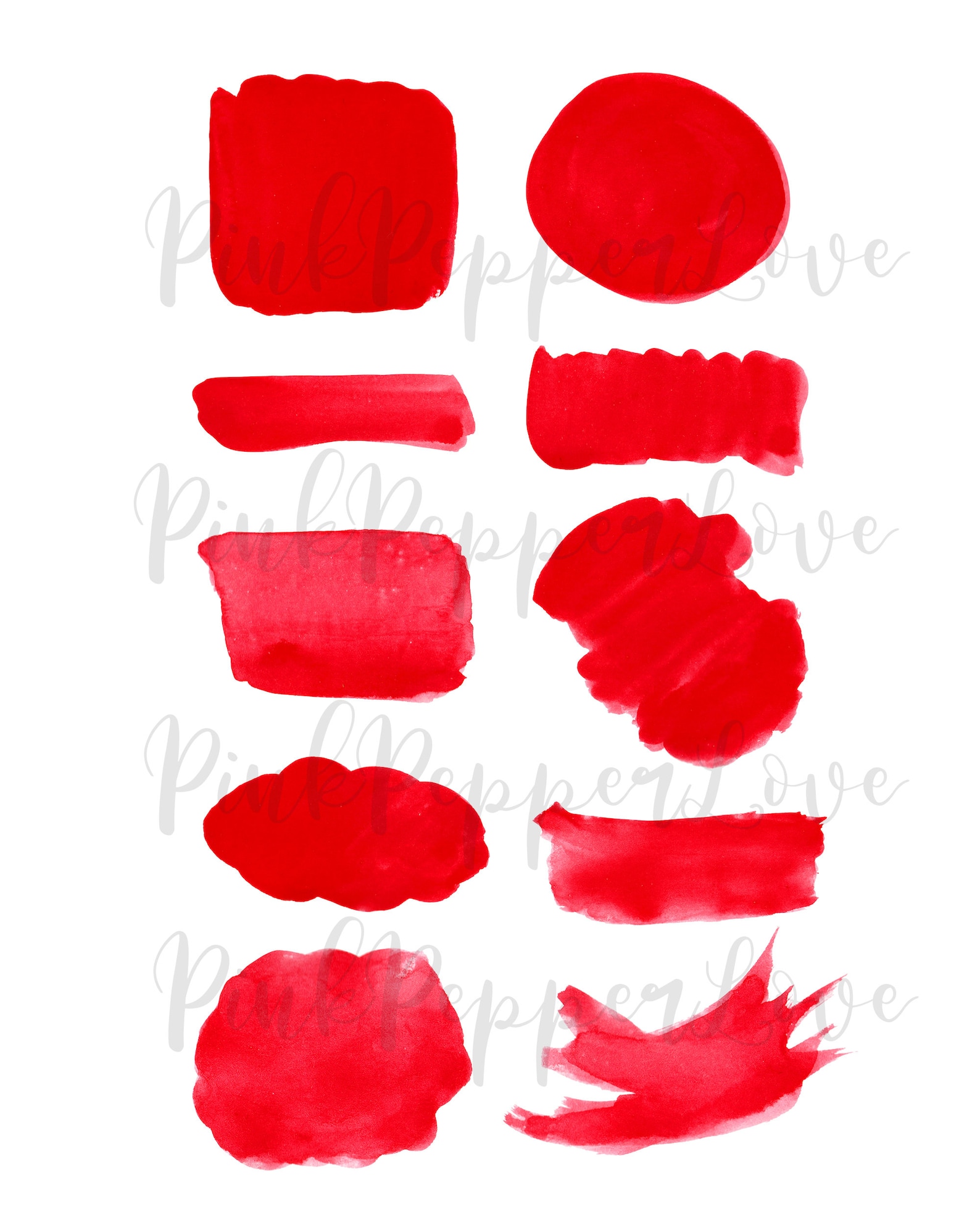 Red Watercolor Splash #3, Splash Clip Art, Clip Art Red, Scarlet Red ...