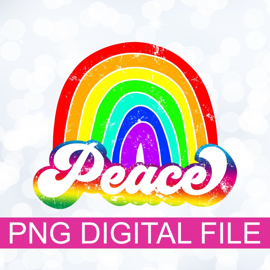 Peace Png, Love and Peace, Rainbow Png, Peace Symbol, Strong Together ...