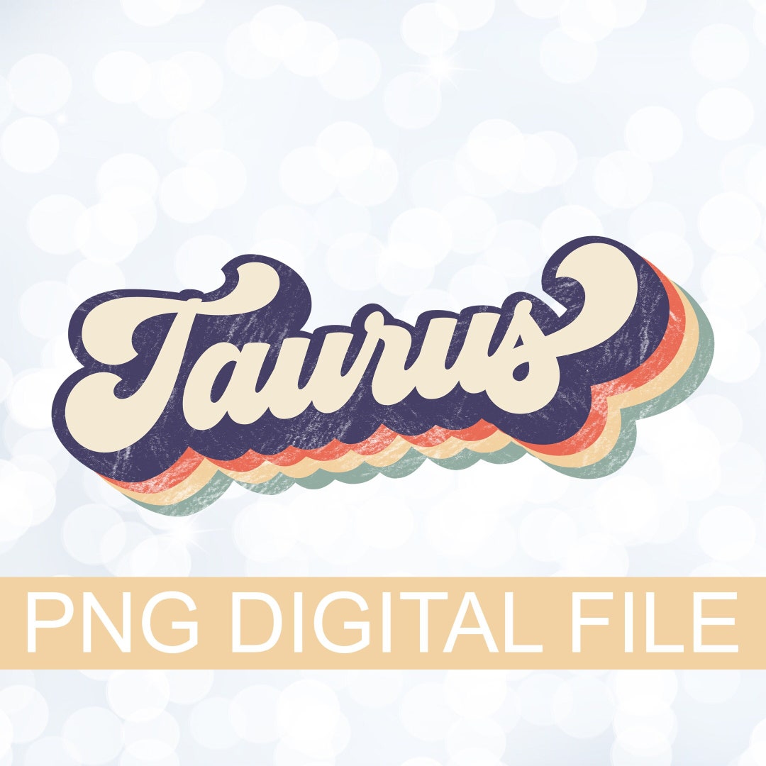 Zodiac Sign, Taurus Png, Horoscope, Astrology, Sublimation Design ...