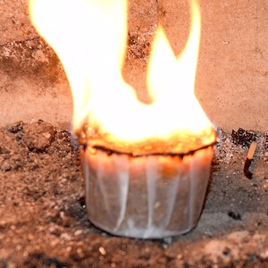 metal drum fire