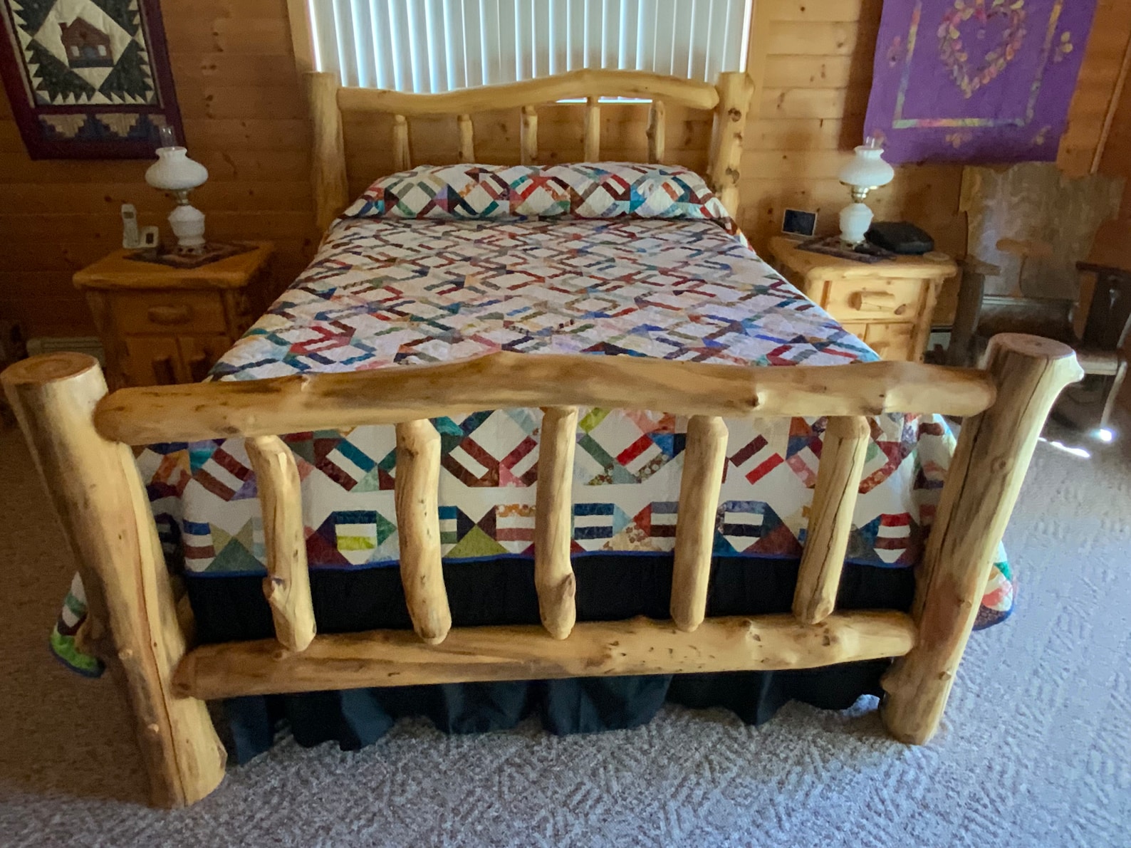 Scrappy Queen Size Quilt - Etsy