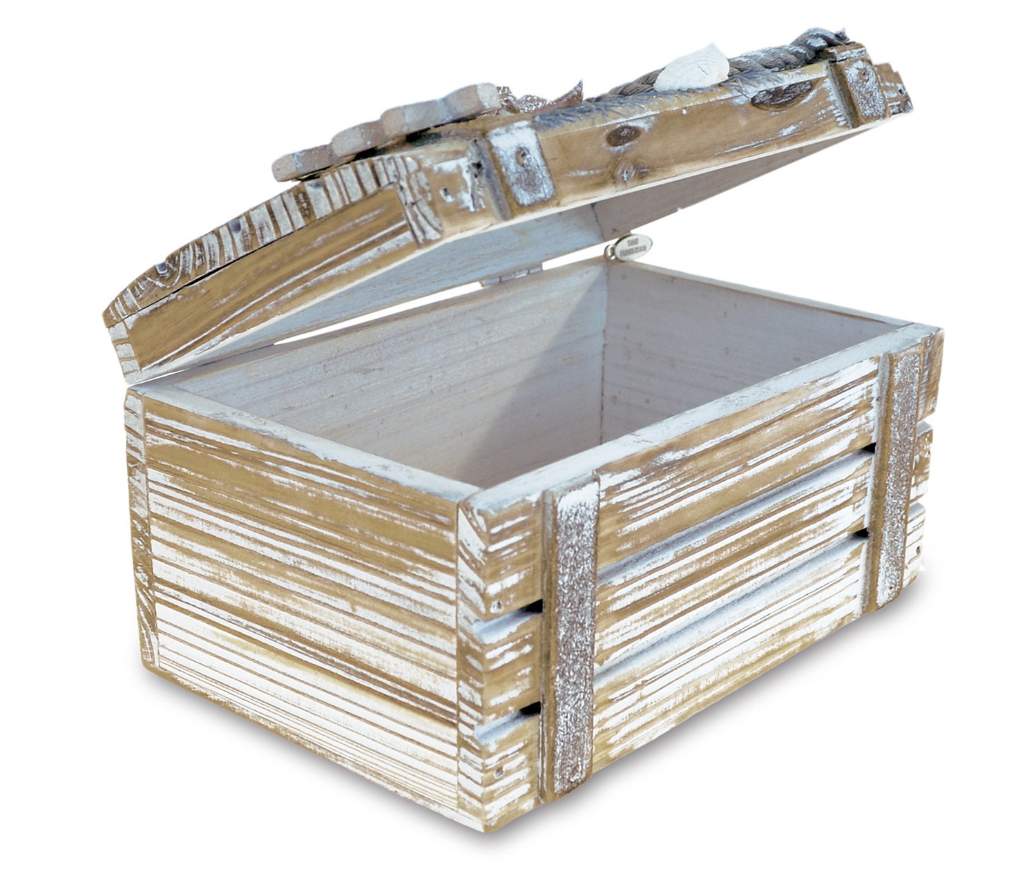 Puzzled Wood Nautical Jewelry Box 6.75 X 3.75 - Etsy