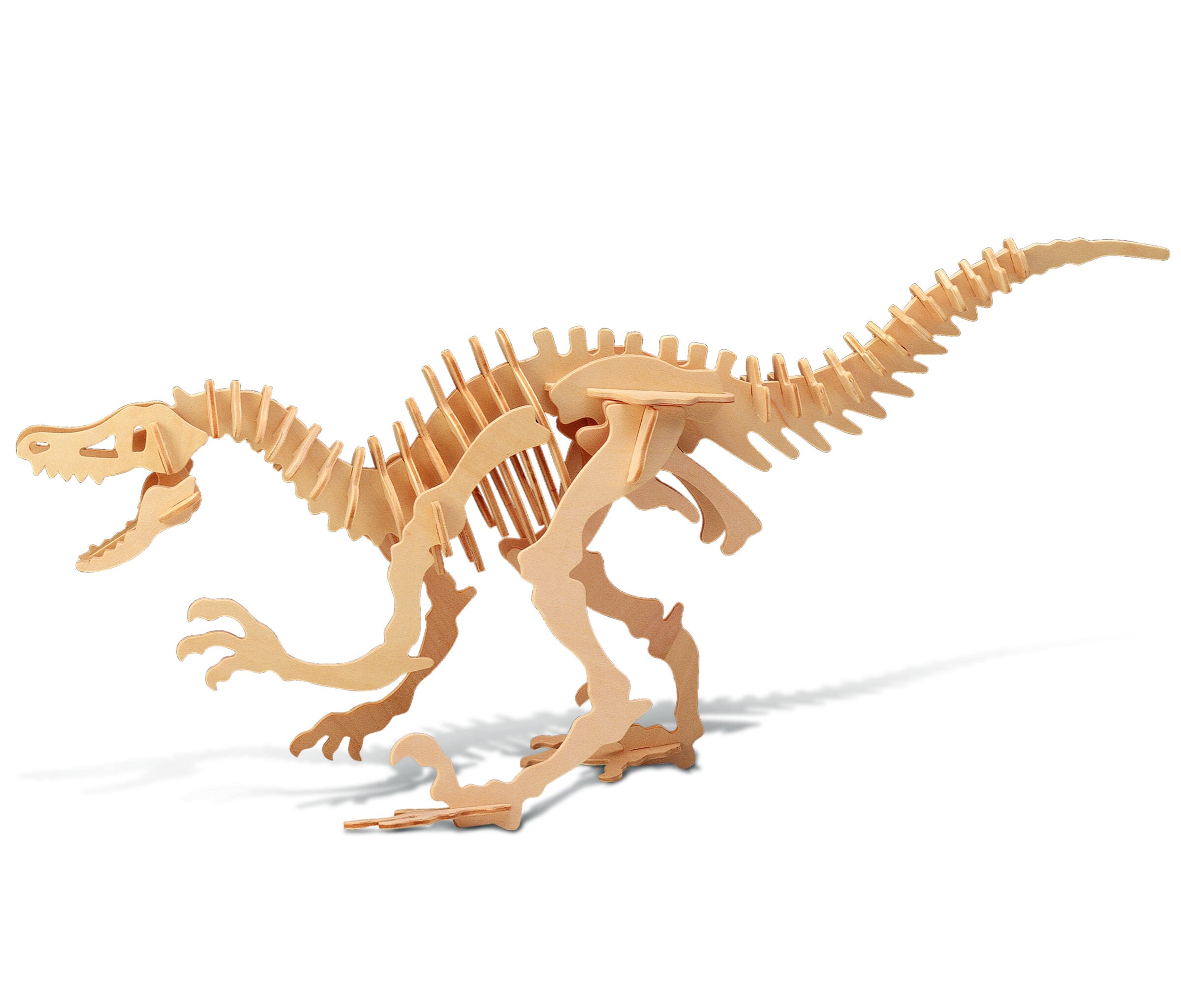 Toys & Games Games & Puzzles Puzzles Puzzled 3D Puzzle Velociraptor Wood Craft Construction Kit ...