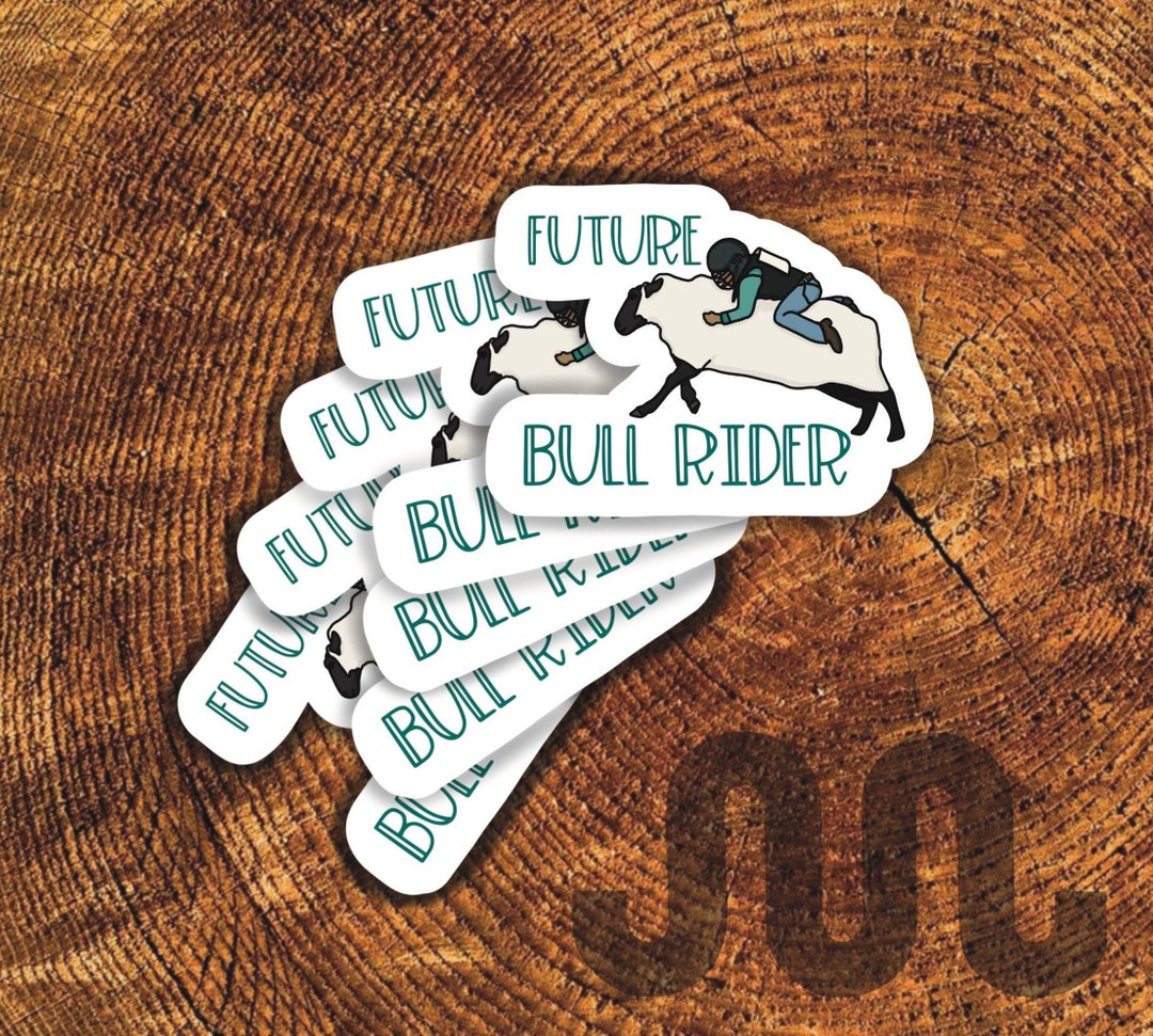 Future Bull Rider Sticker, Cowboy Sticker, Mutton Bustin, Rodeo ...