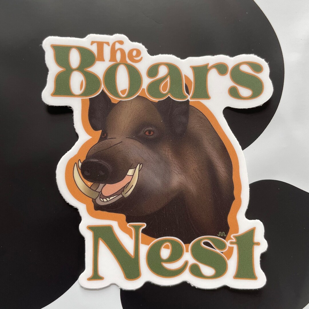 Boars Nest Sticker Horns Cadillac Dukes Sticker Country - Etsy