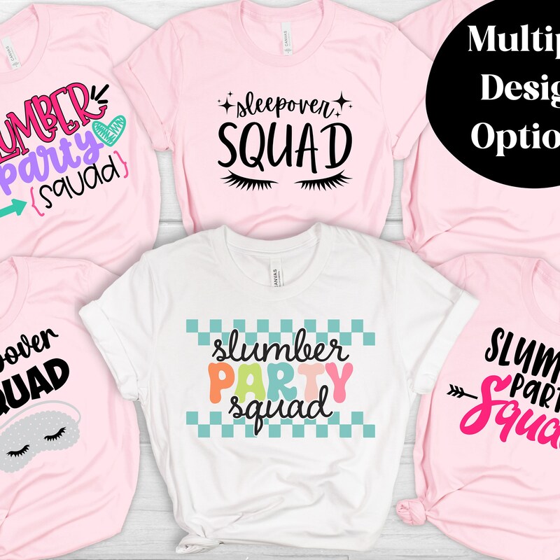 Slumber Party Squad Shirt - Etsy