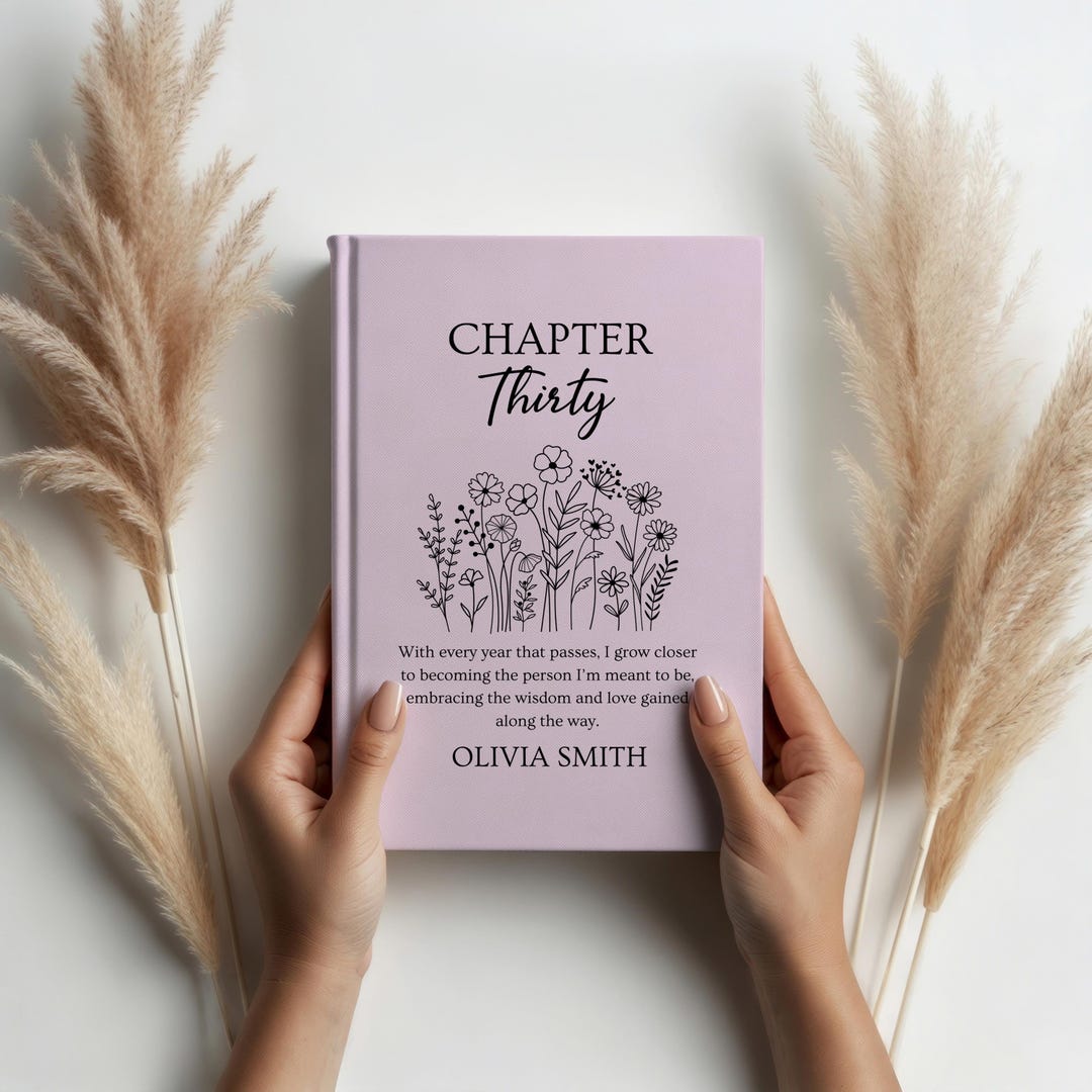 30th Birthday Gift, Chapter 30 Name Journal, 30 Years Old, Turning ...