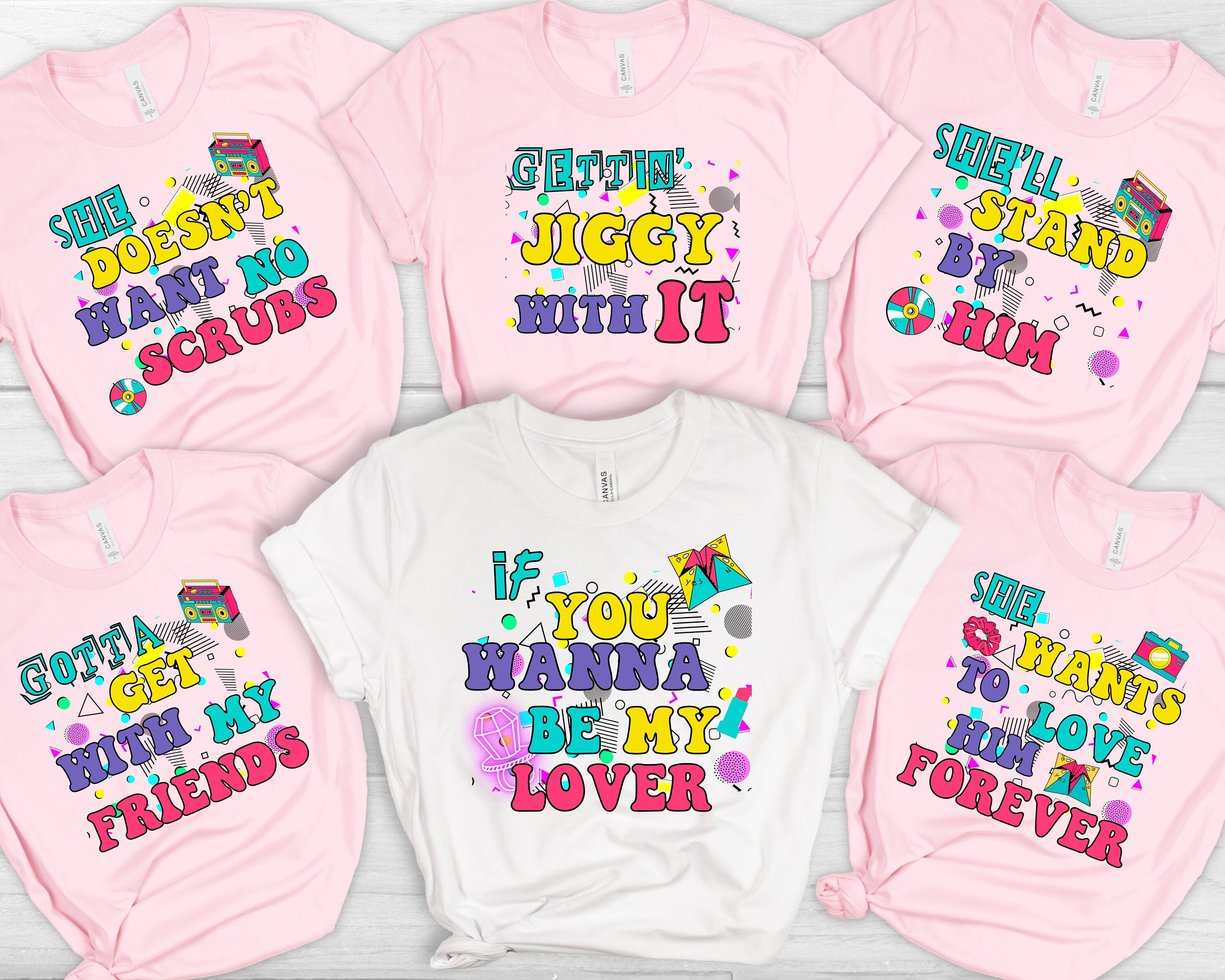 Bachelorette Party Shirts, 90s Bachelorette Shirt, Retro Lyrics ...