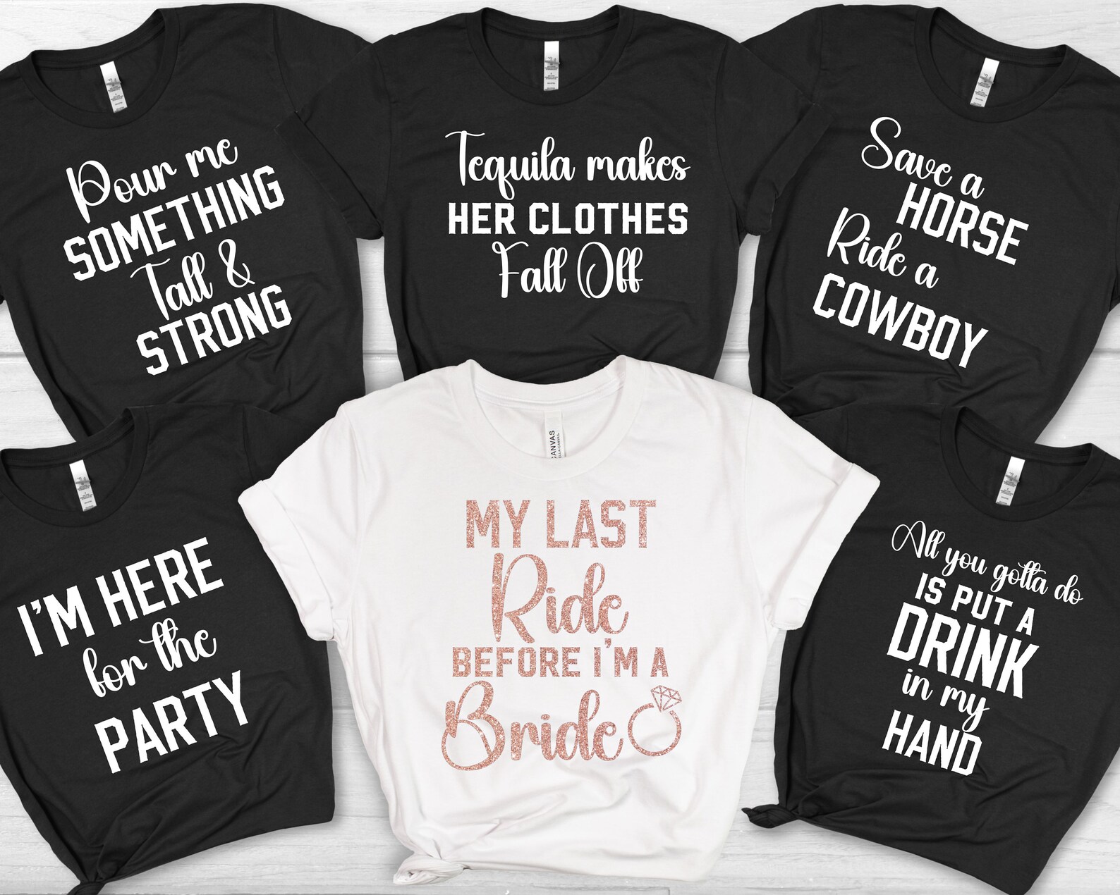 Country Quotes Bachelorette Party Shirts, Southern Bachelorette Country ...