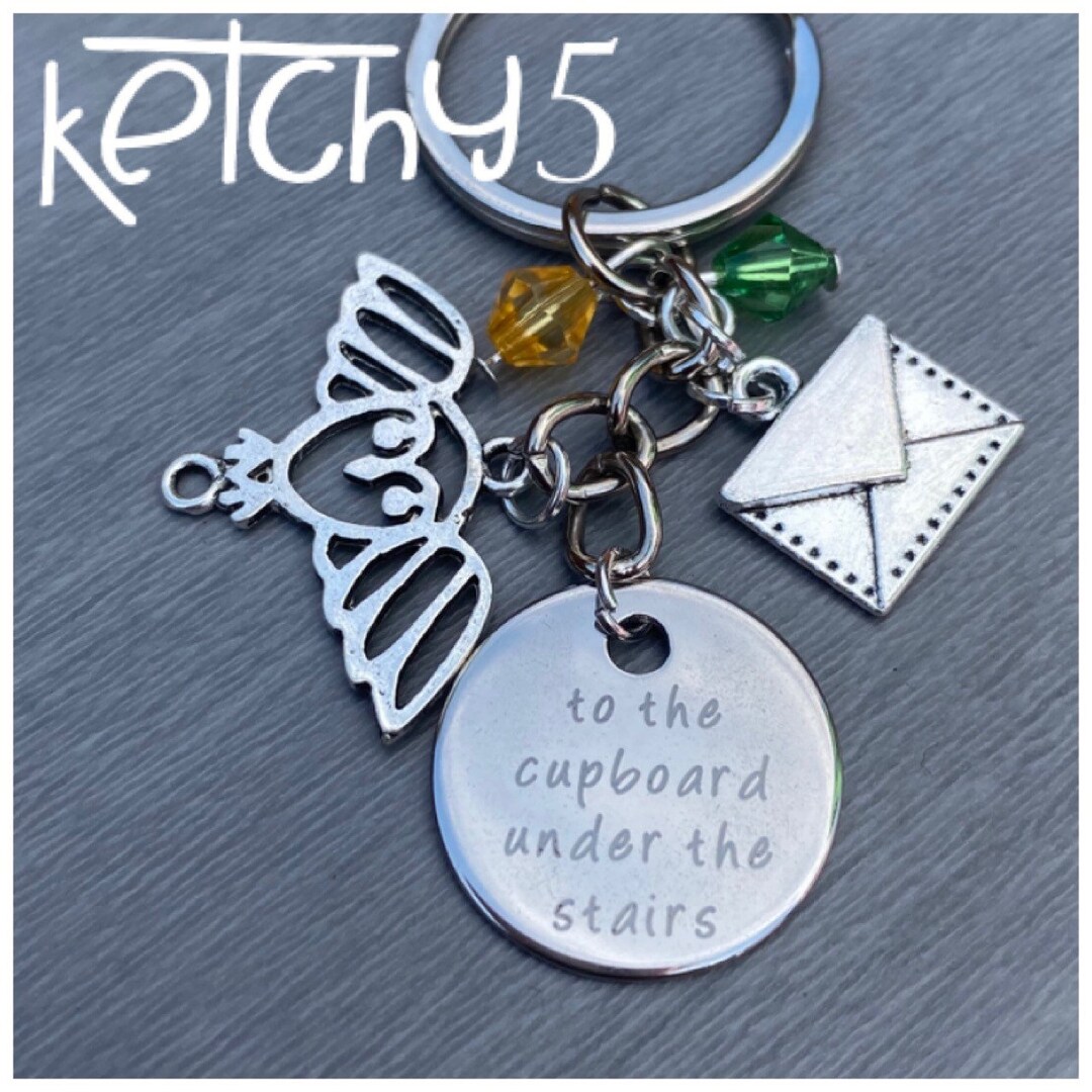 Inspired by Harry Potter Key Ring Key Chain Charms Gift - Etsy